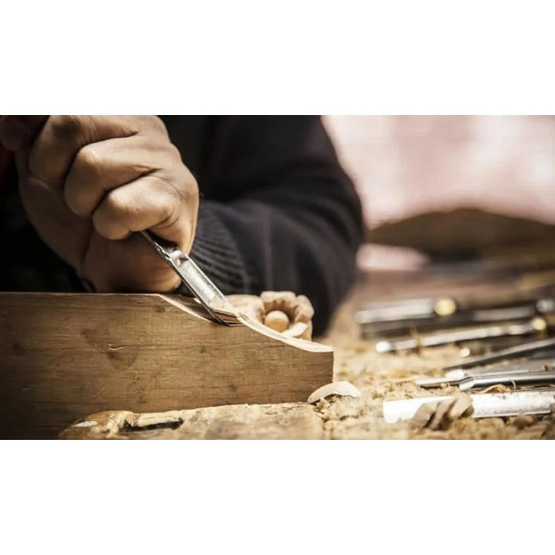 Gouge Demi-Creuse manche en bois