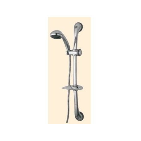 Kit douche complet chromé à ventouse