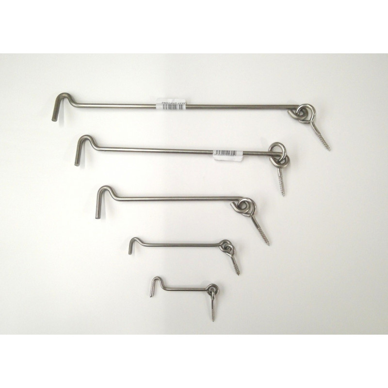Les crochets de contrevent en inox pour le blocage des volets