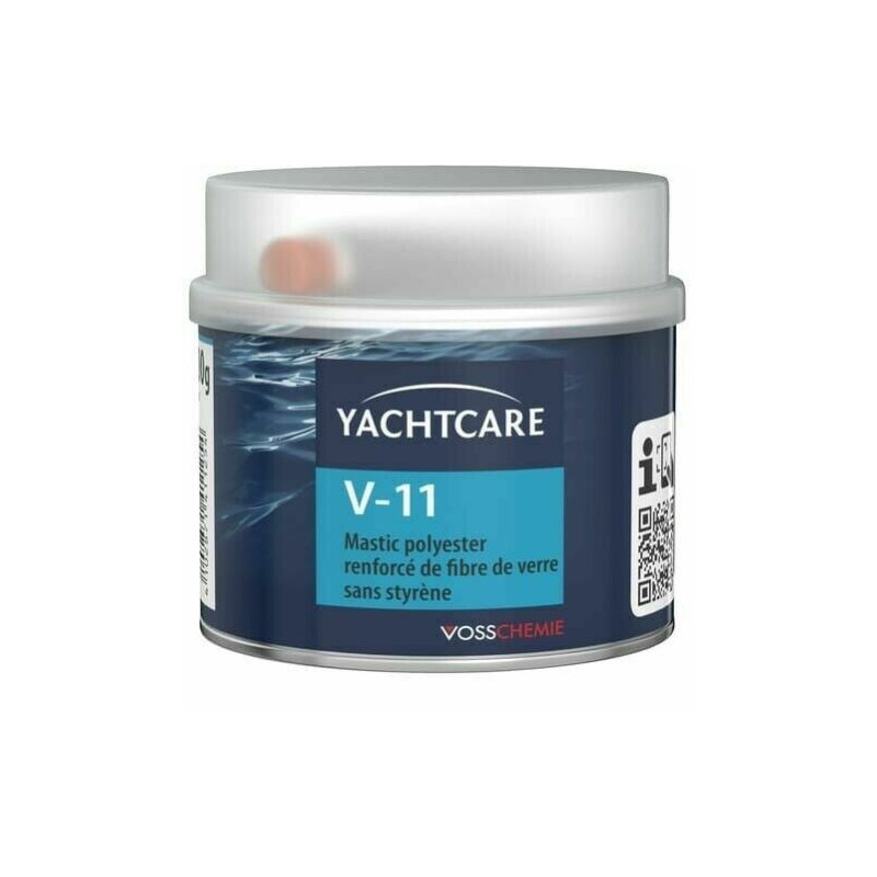 Le mastic polyester renforcé de fibre de verre V-11 en 400 grammes